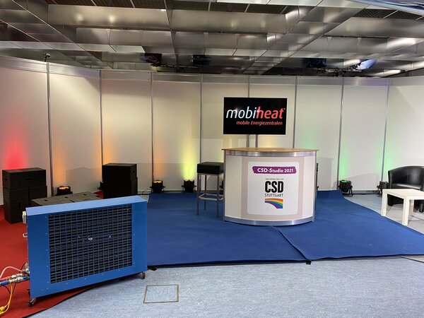 Klimatisierung des "CSD Studio 2021" in Stuttgart | mobiheat